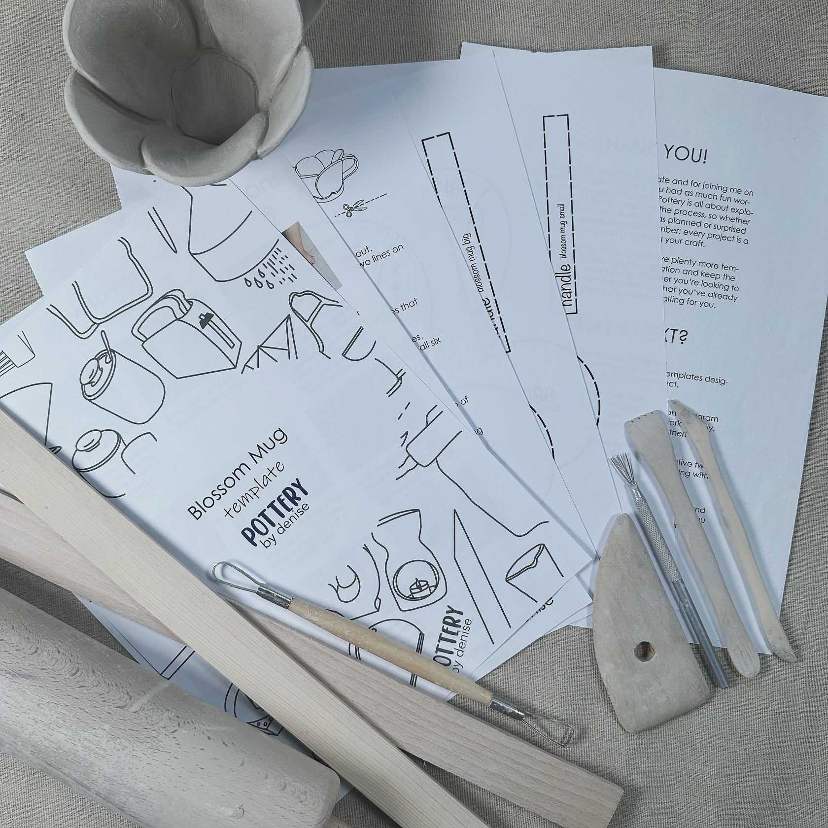 Unique Pottery Templates for Creative Ceramics / Pottery By Denise ...