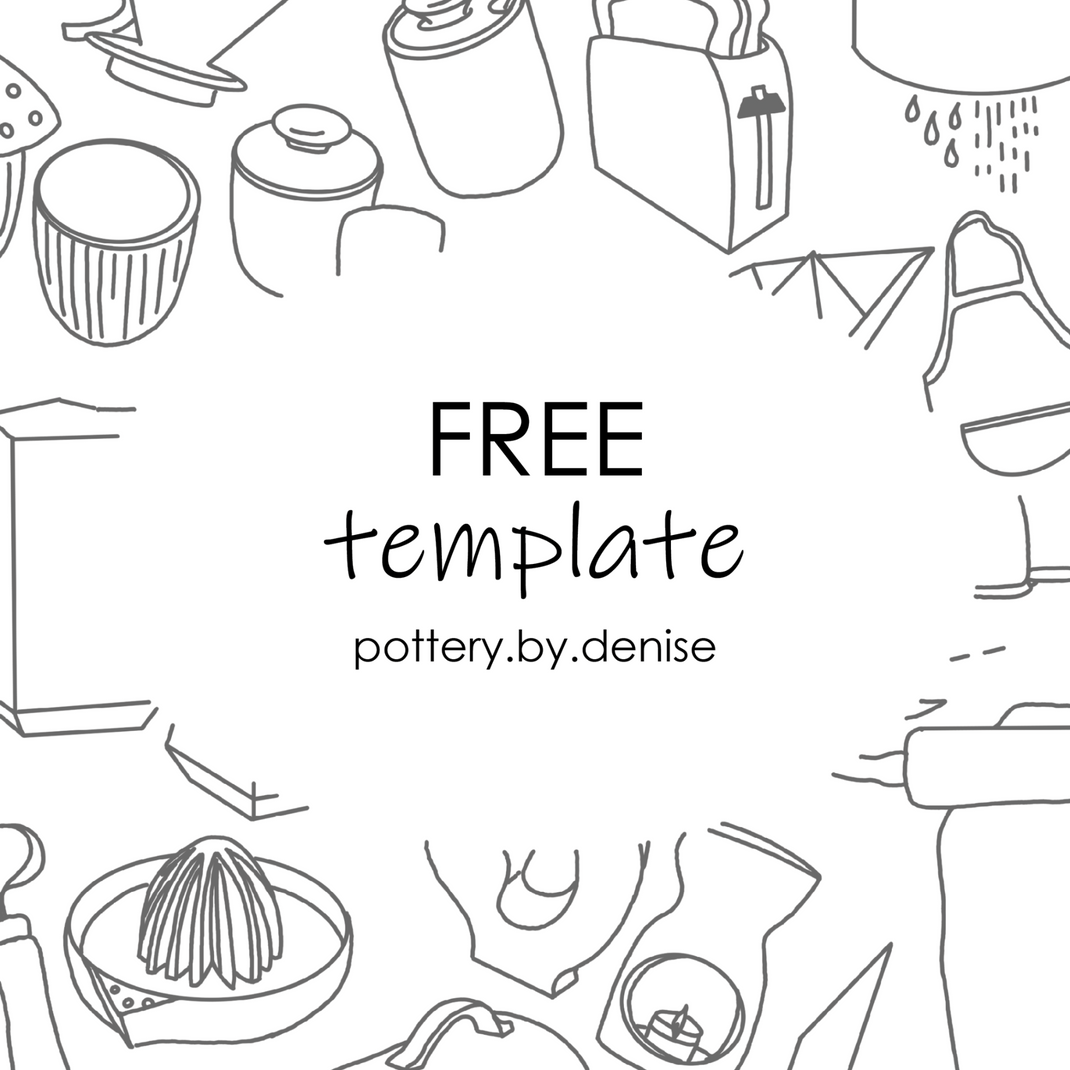 Unique Pottery Templates for Creative Ceramics / Pottery By Denise ...
